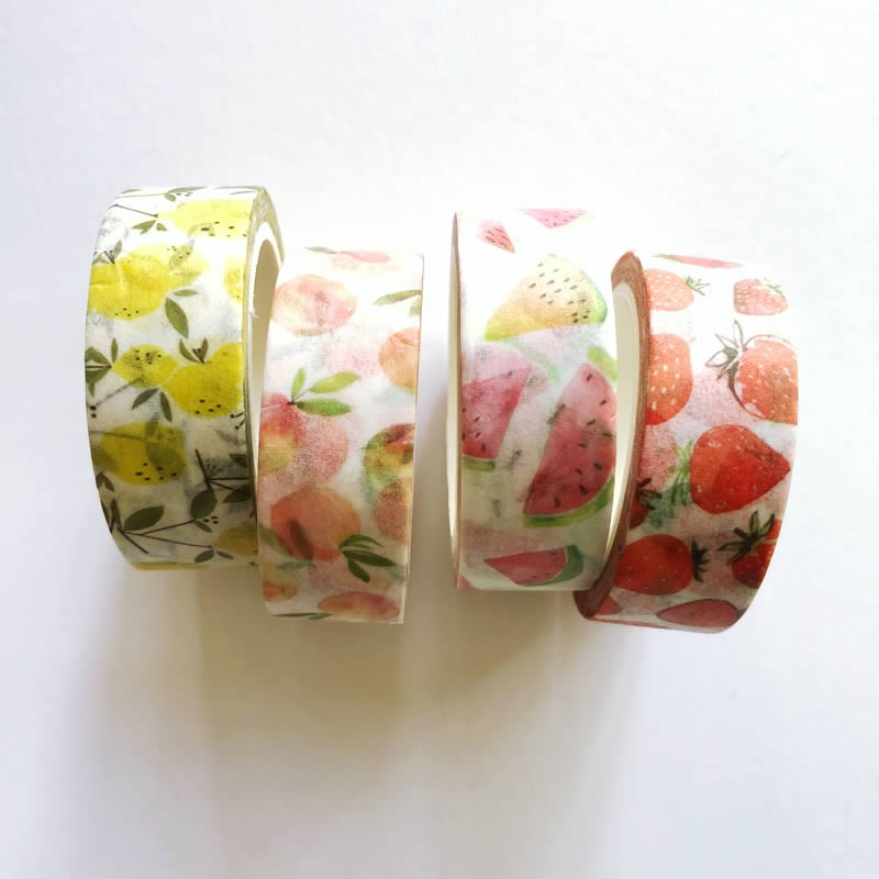 Fruits Washi Tape (mini roll) | Shop cutetape USA