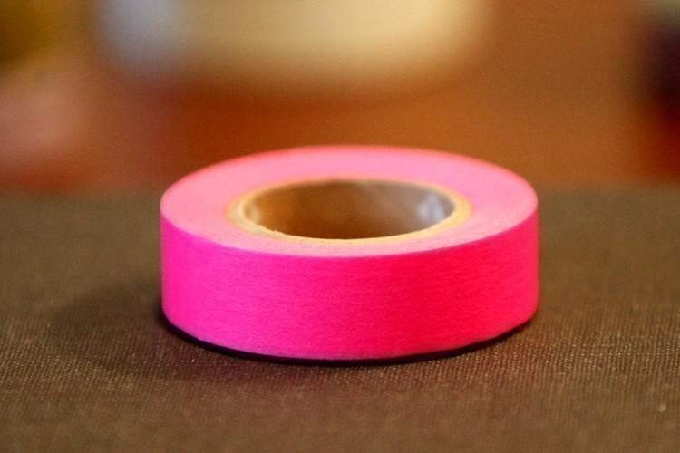 Shocking Hot Pink MT Vibrant Solid Japanese Washi Tape | Shop cutetape USA
