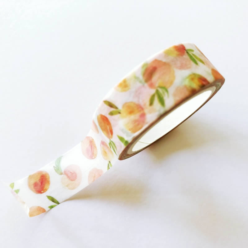 Peach Washi Tape - Mini Roll | Shop cutetape USA
