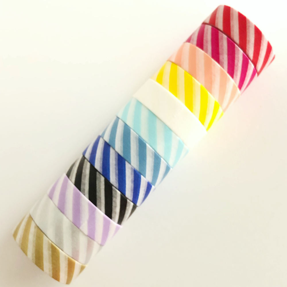 mt Striped Washi Tape Diagonal Stripe Japanese Tapes | Shop cutetape USA